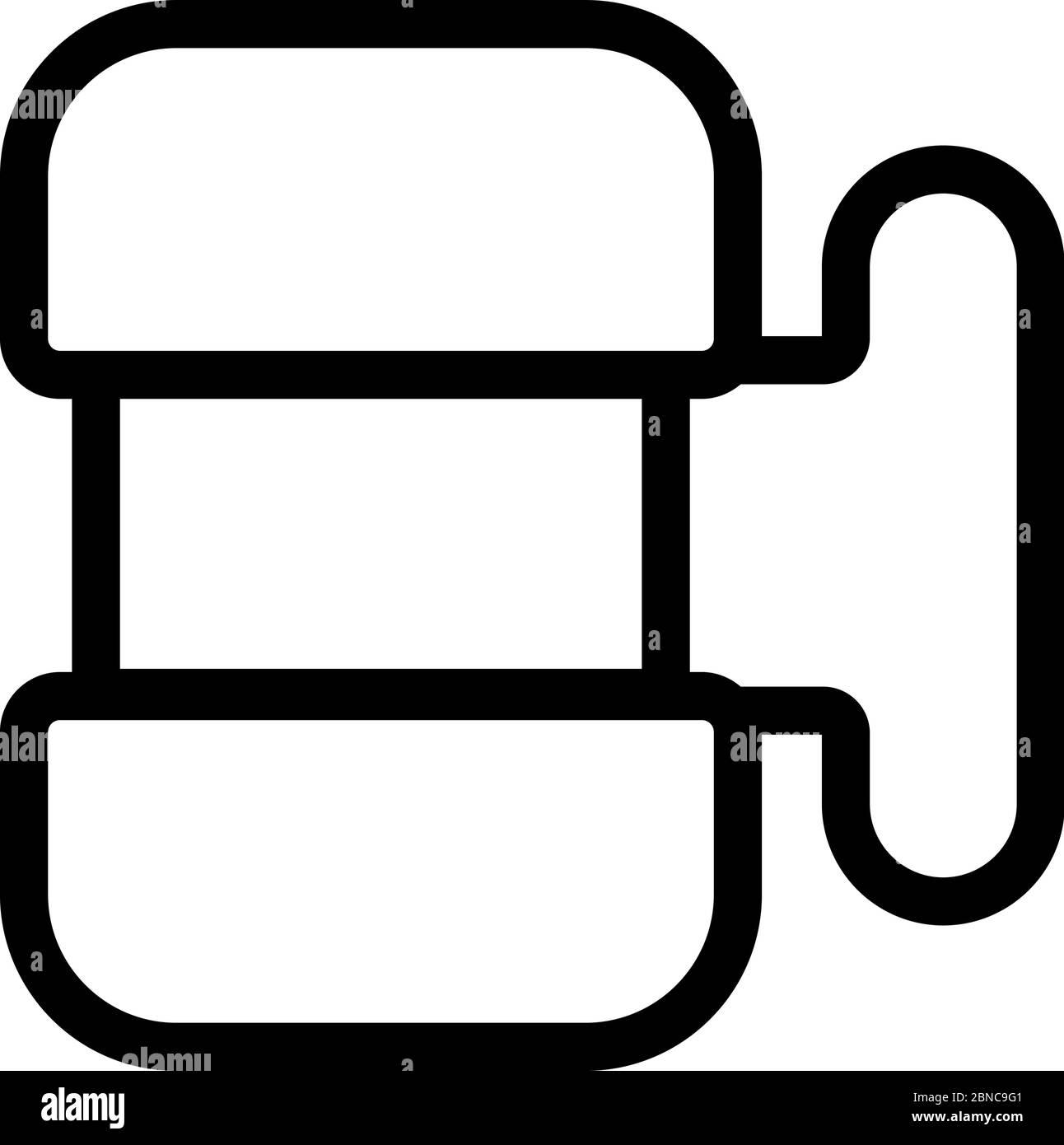 sample food storage container icon vector outline illustration Stock ...