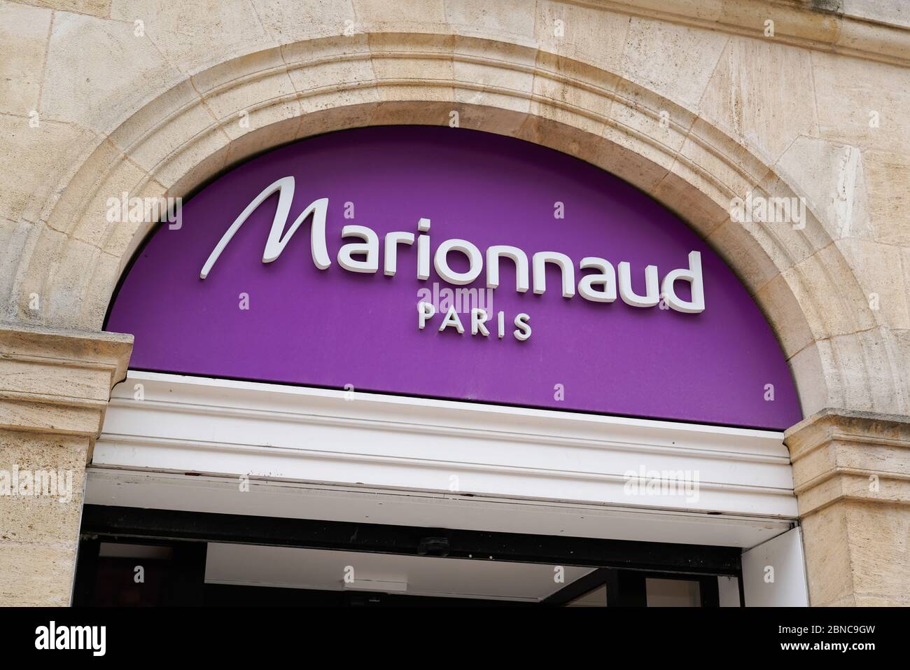 Bordeaux , Aquitaine / France - 05 11 2020 : Marionnaud logo shop sign ...