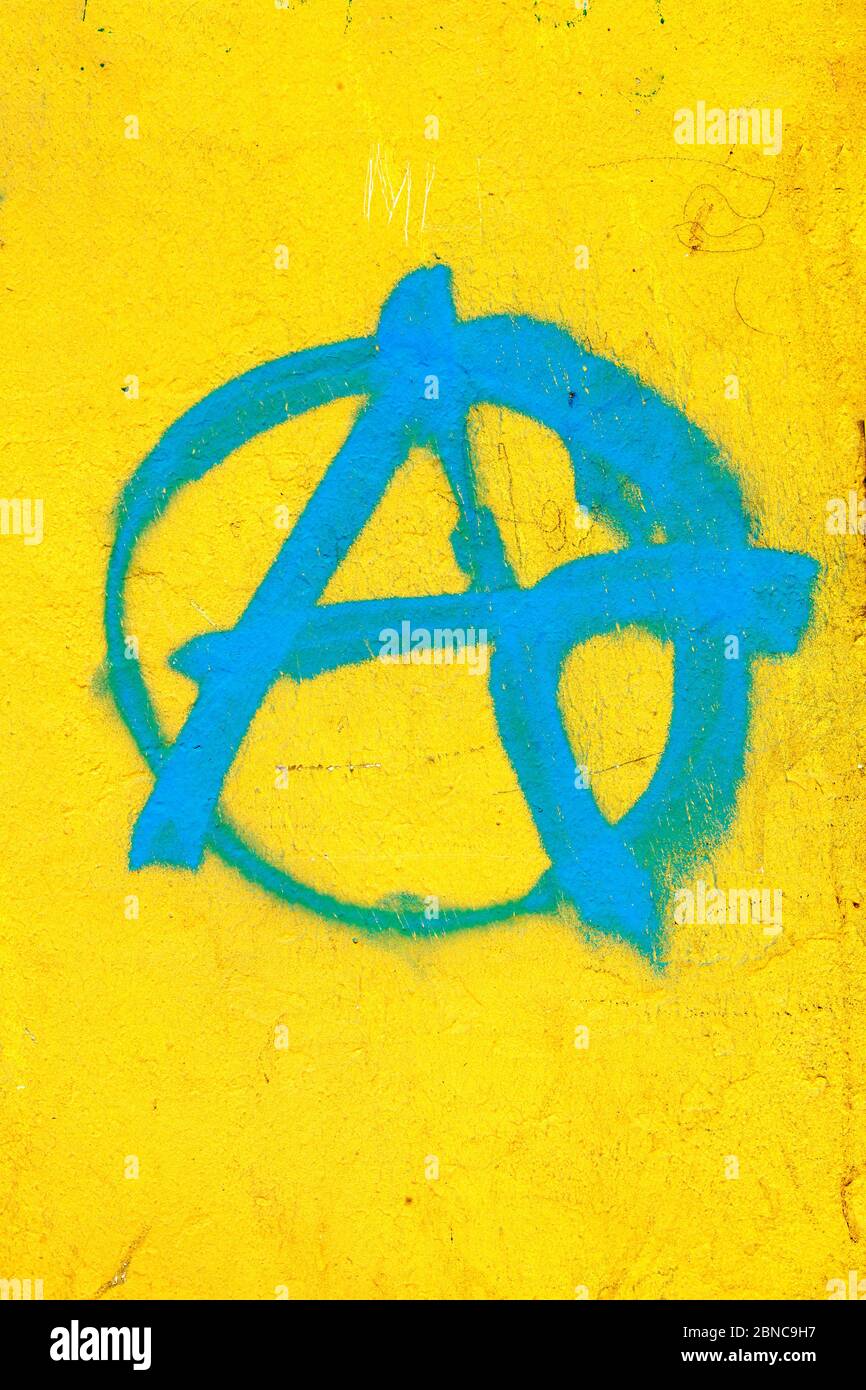Anarchy letter hi-res stock photography and images - Alamy