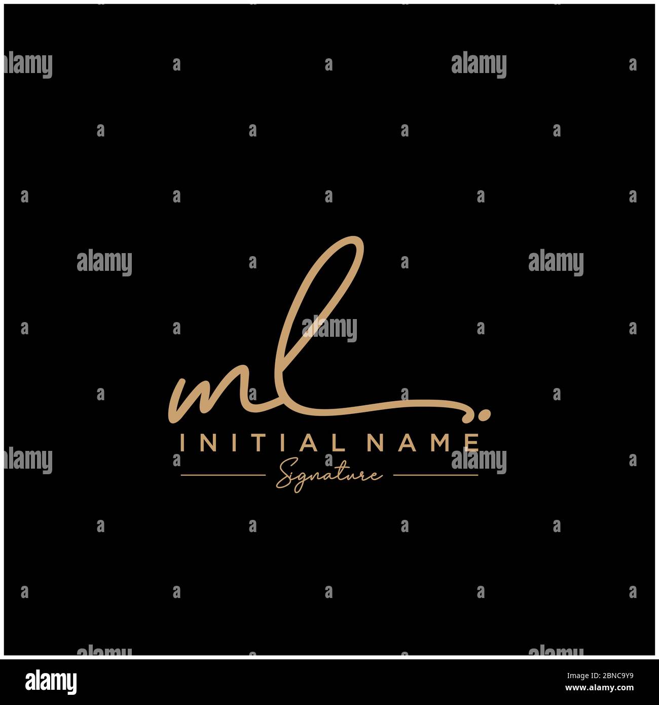 Ml signature hi-res stock photography and images - Alamy