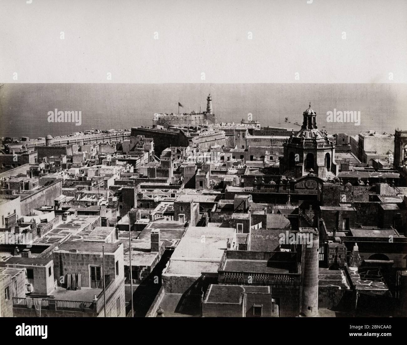 Bird's eye view of the city centre, Valletta Malta Stock Photo - Alamy