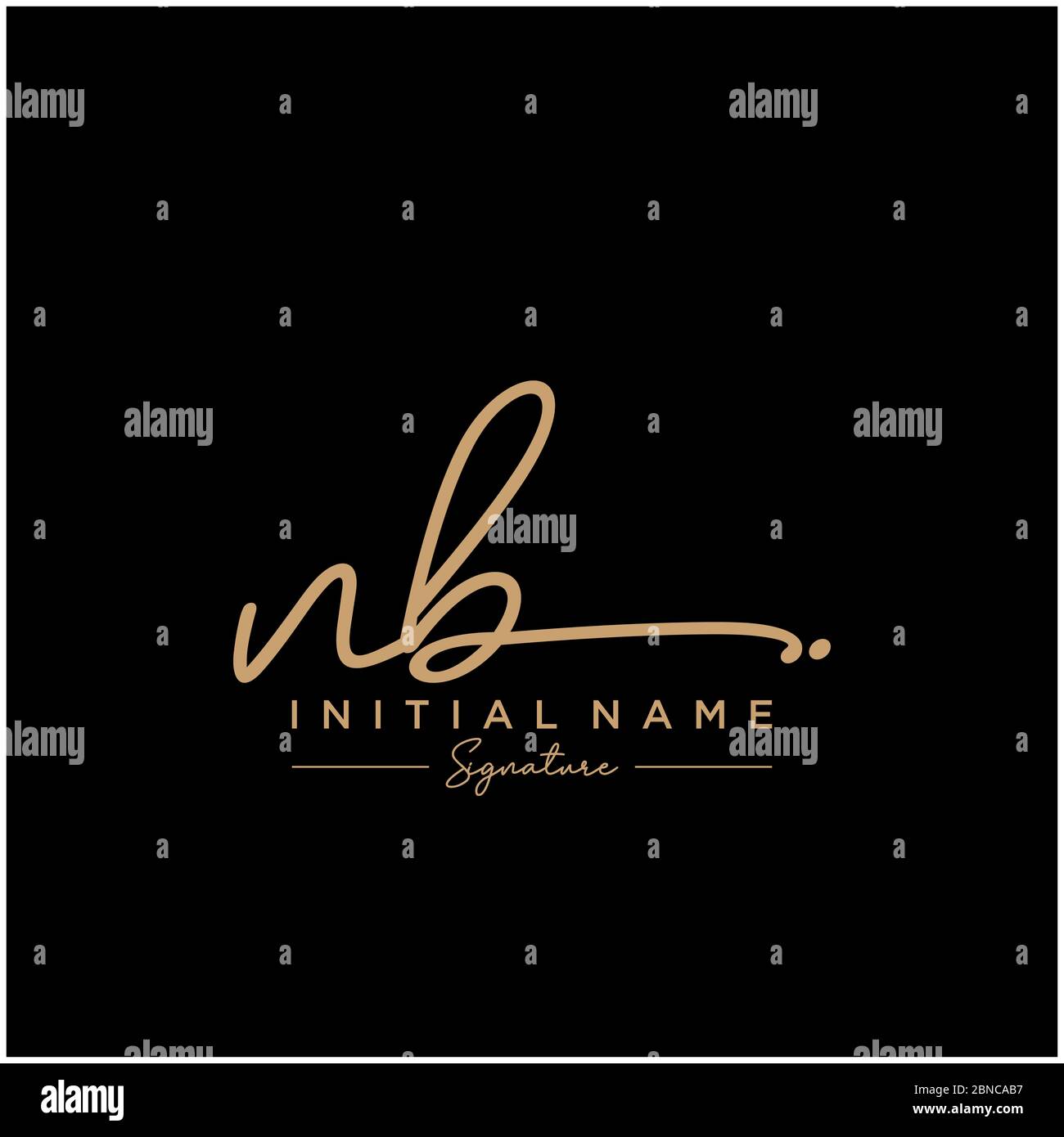 Letter nb vector vectors hi-res stock photography and images - Alamy