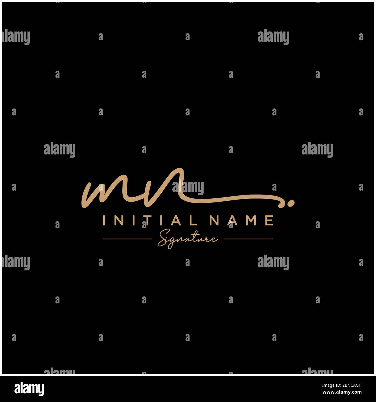 Mn letter logo Stock Vector Images - Alamy