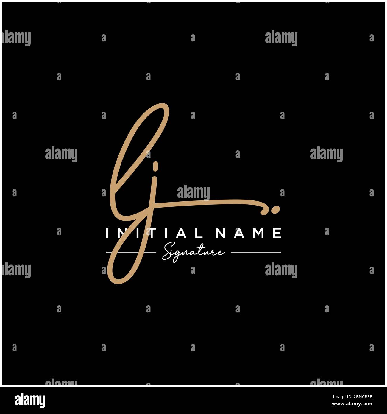 Lj template Stock Vector Images - Alamy