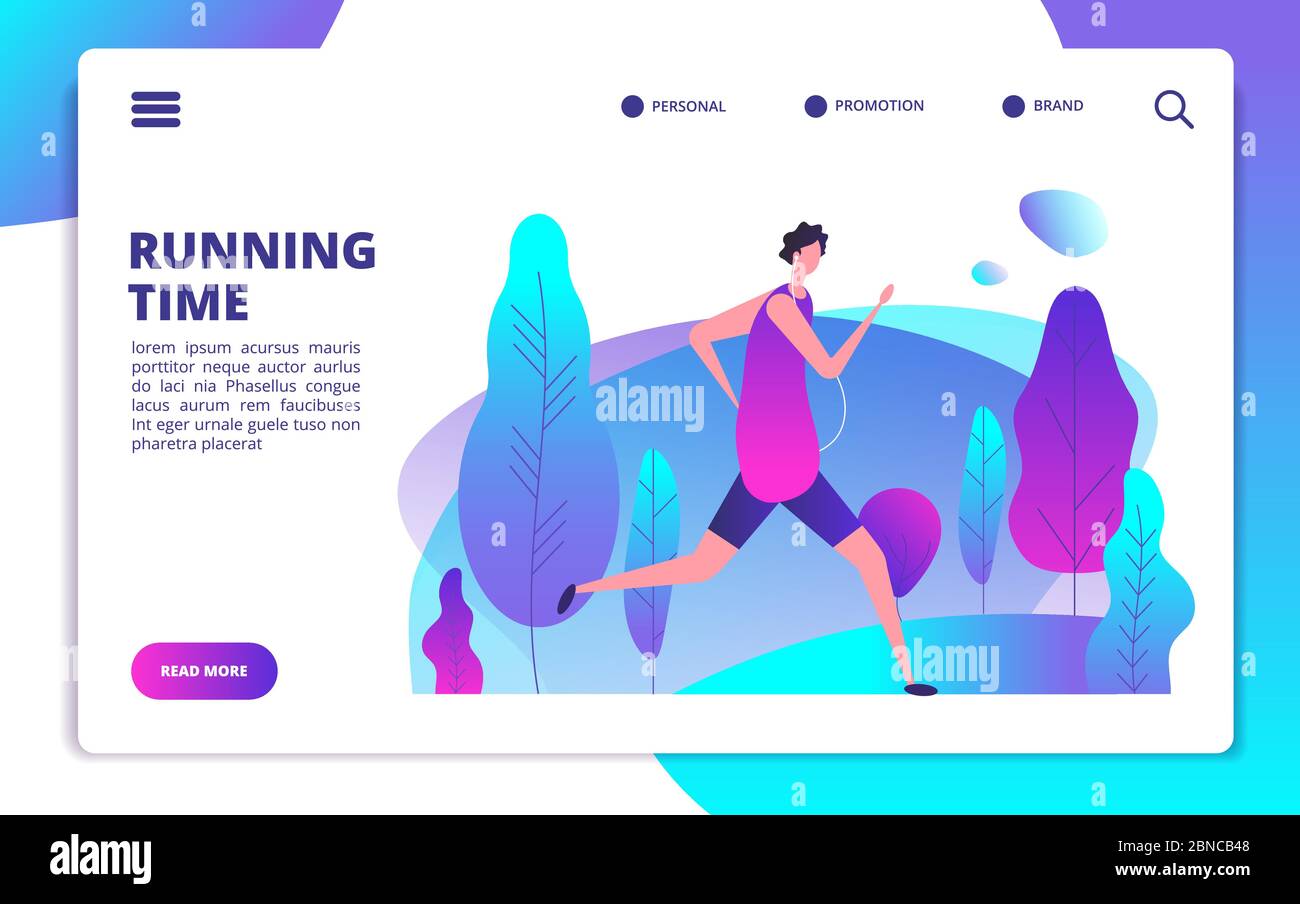 Attractive young sporty healthy Stock Vector Images - Alamy