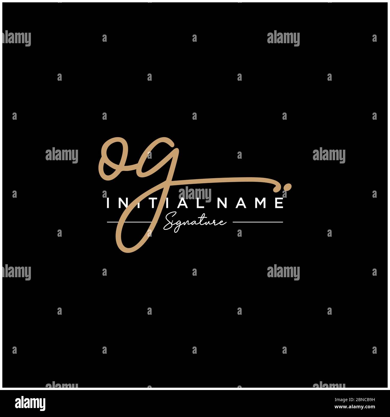 Letter og vector vectors hi-res stock photography and images - Alamy