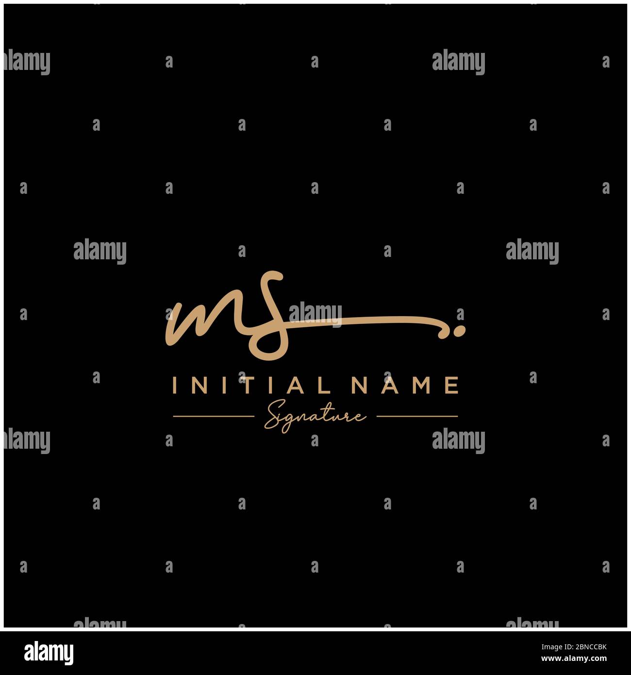 Ms letter logo hi-res stock photography and images - Alamy