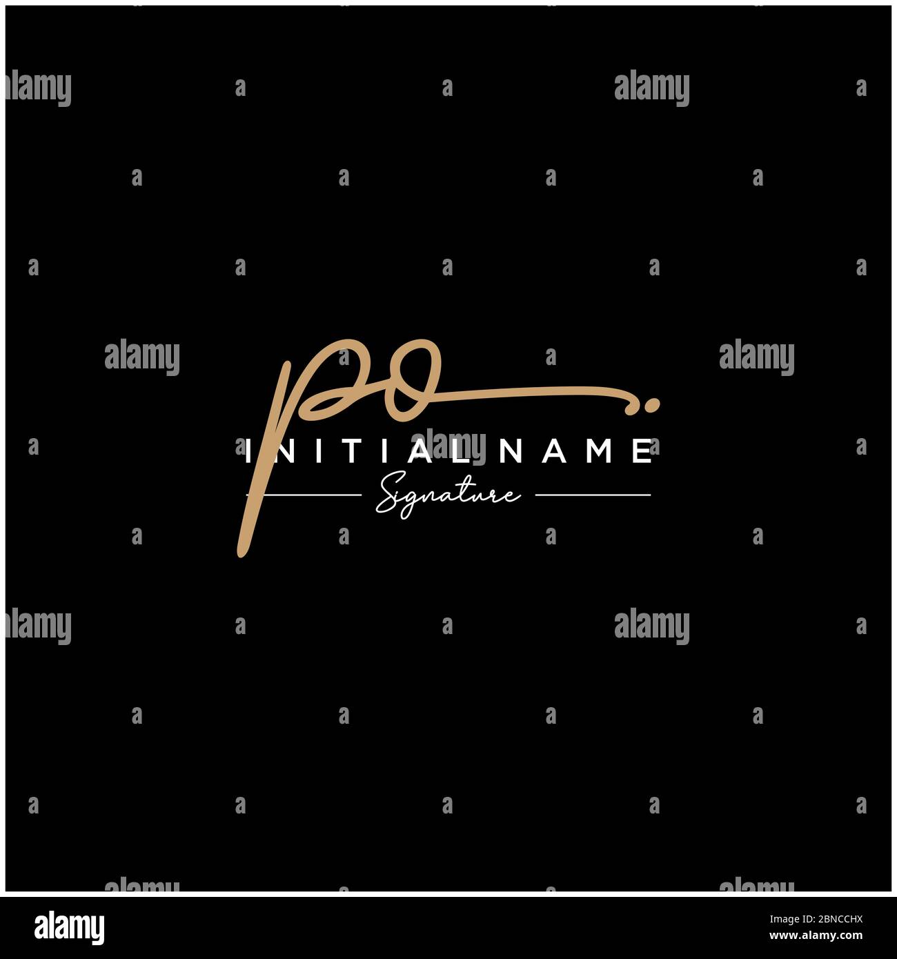 Po logo Stock Vector Images - Alamy