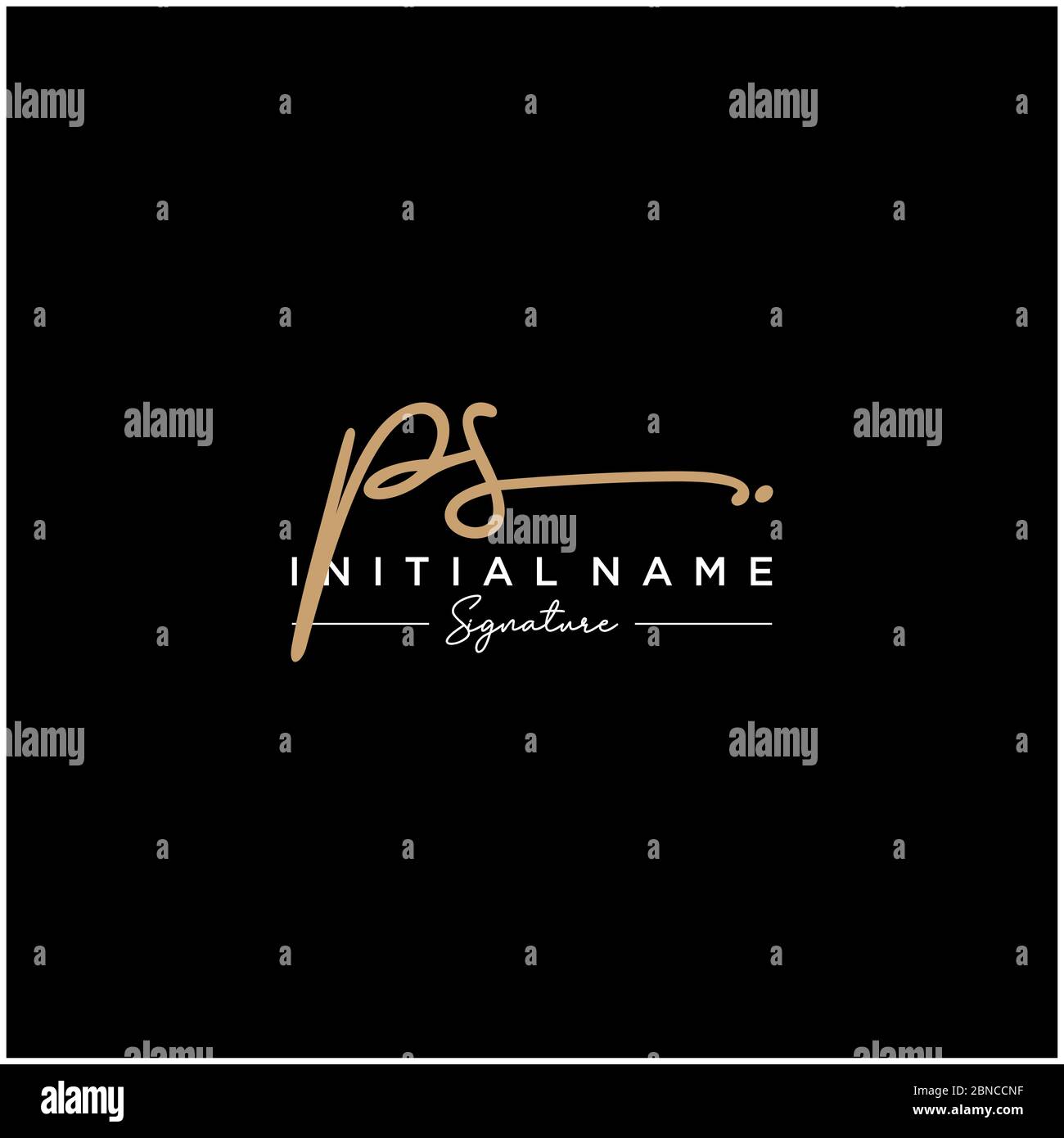 Ps letter logo hi-res stock photography and images - Alamy