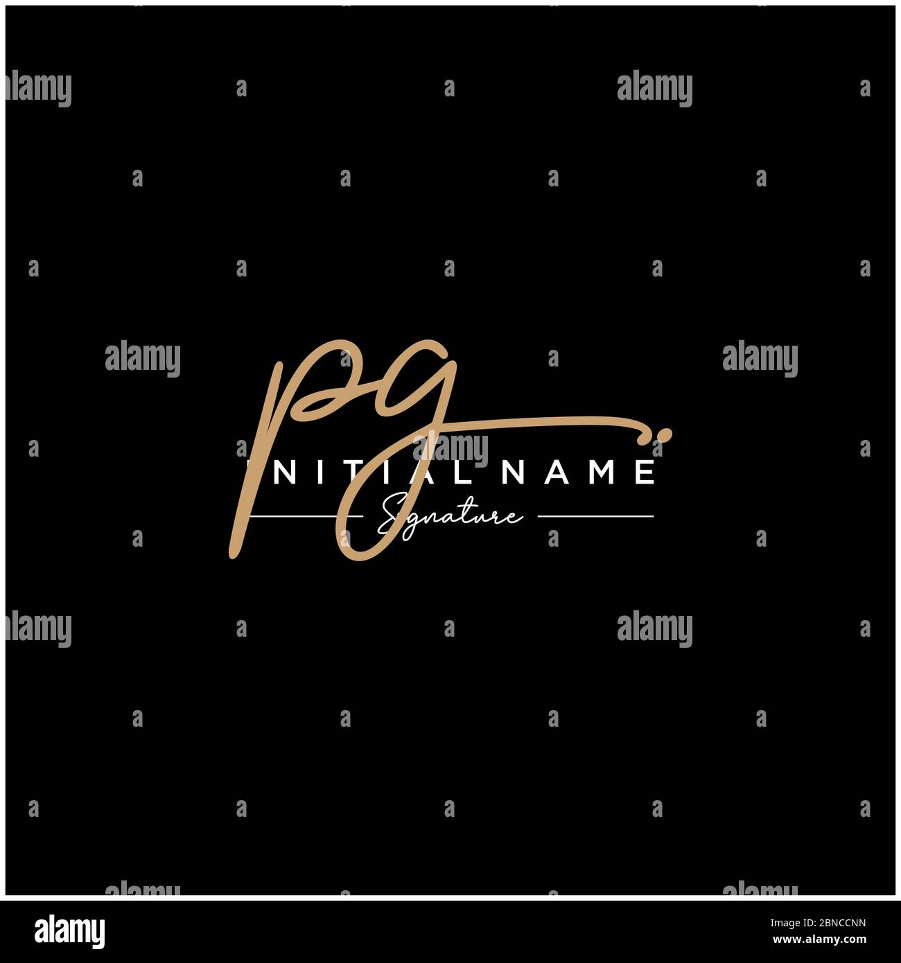Letter pg logo hi-res stock photography and images - Alamy