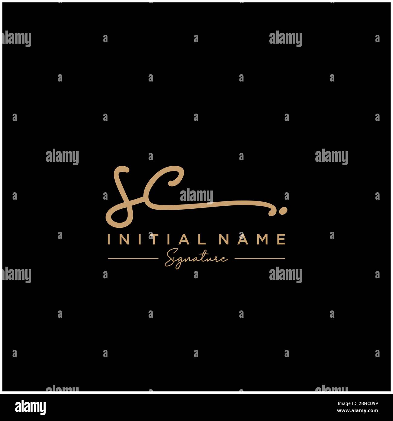 Sc letter mark logo hi-res stock photography and images - Alamy