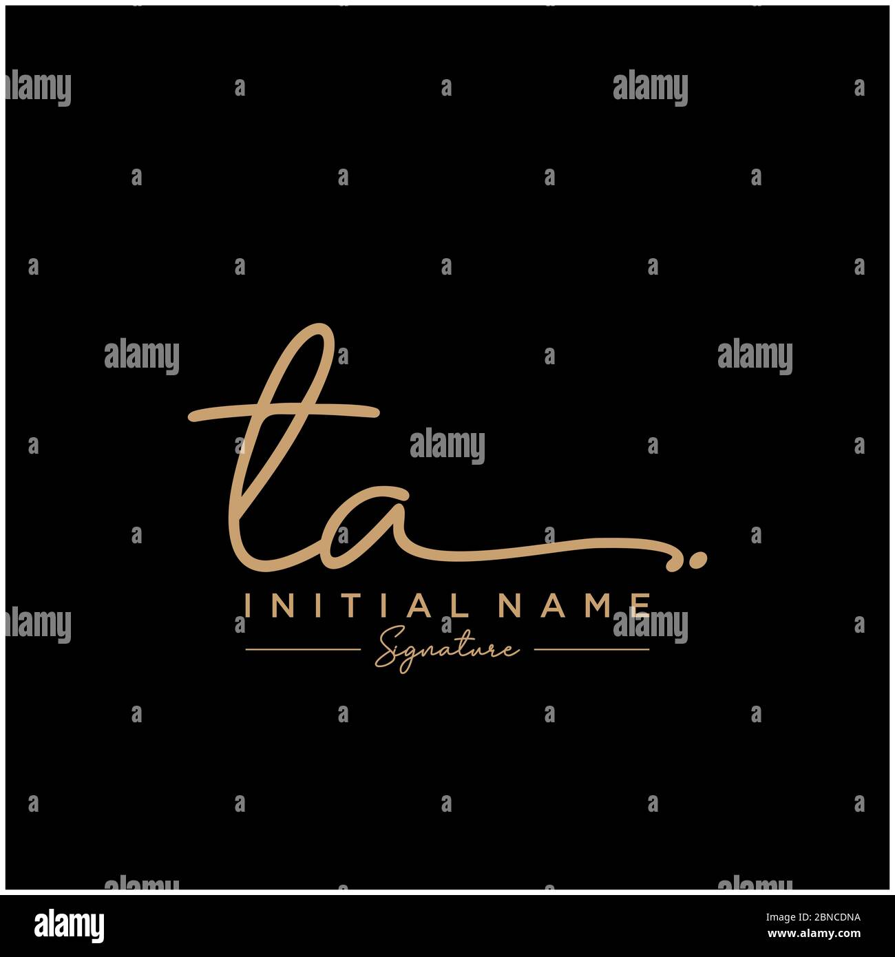 Initial letter ta hi-res stock photography and images - Alamy