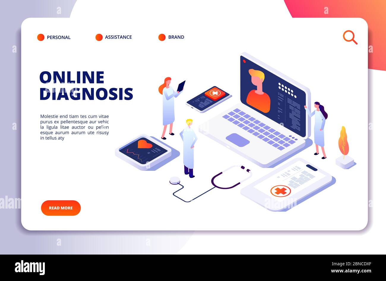 Healthcare service Stock Vector Images - Alamy