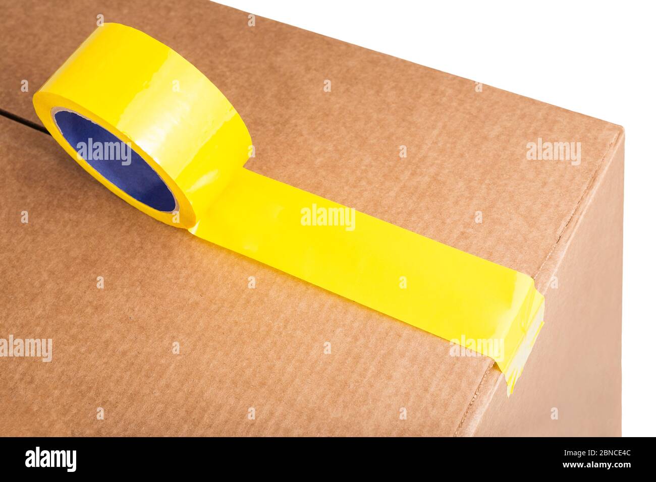 Taped cardboard box hi-res stock photography and images - Alamy