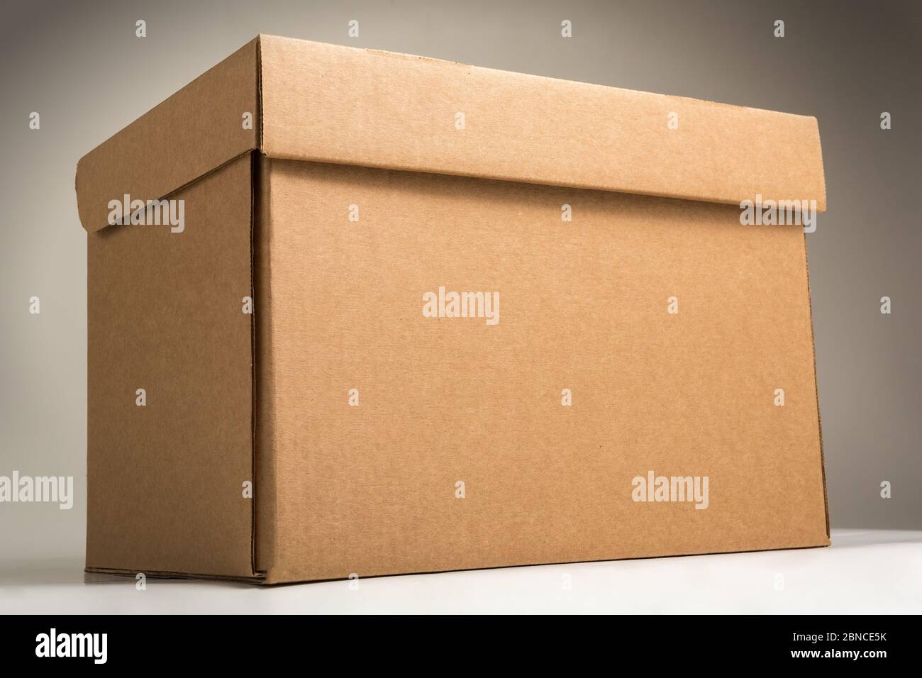 Cardboard archive storage box Stock Photo - Alamy
