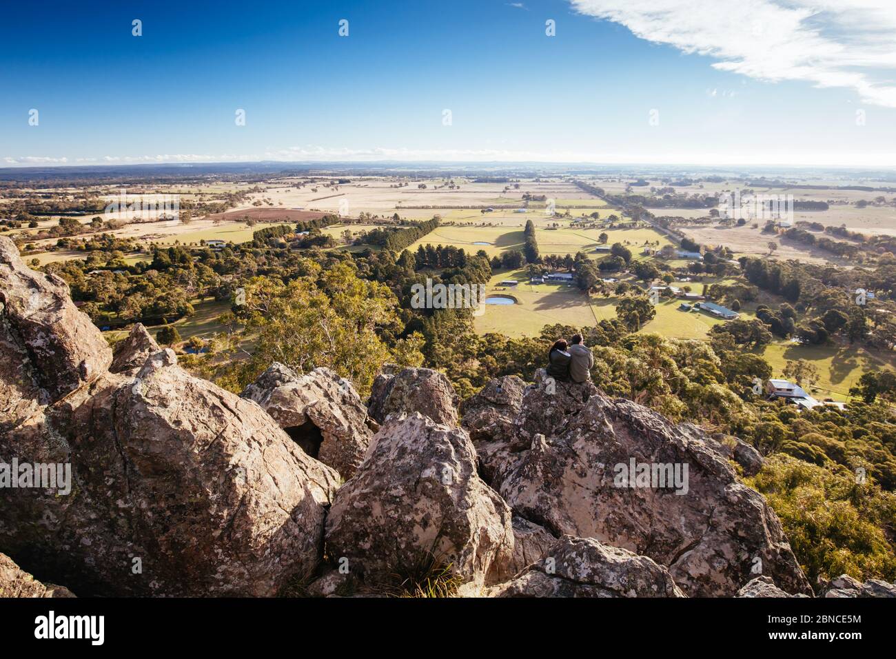 Hanging Rock in Macedon Ranges Australia Stock Photo - Alamy