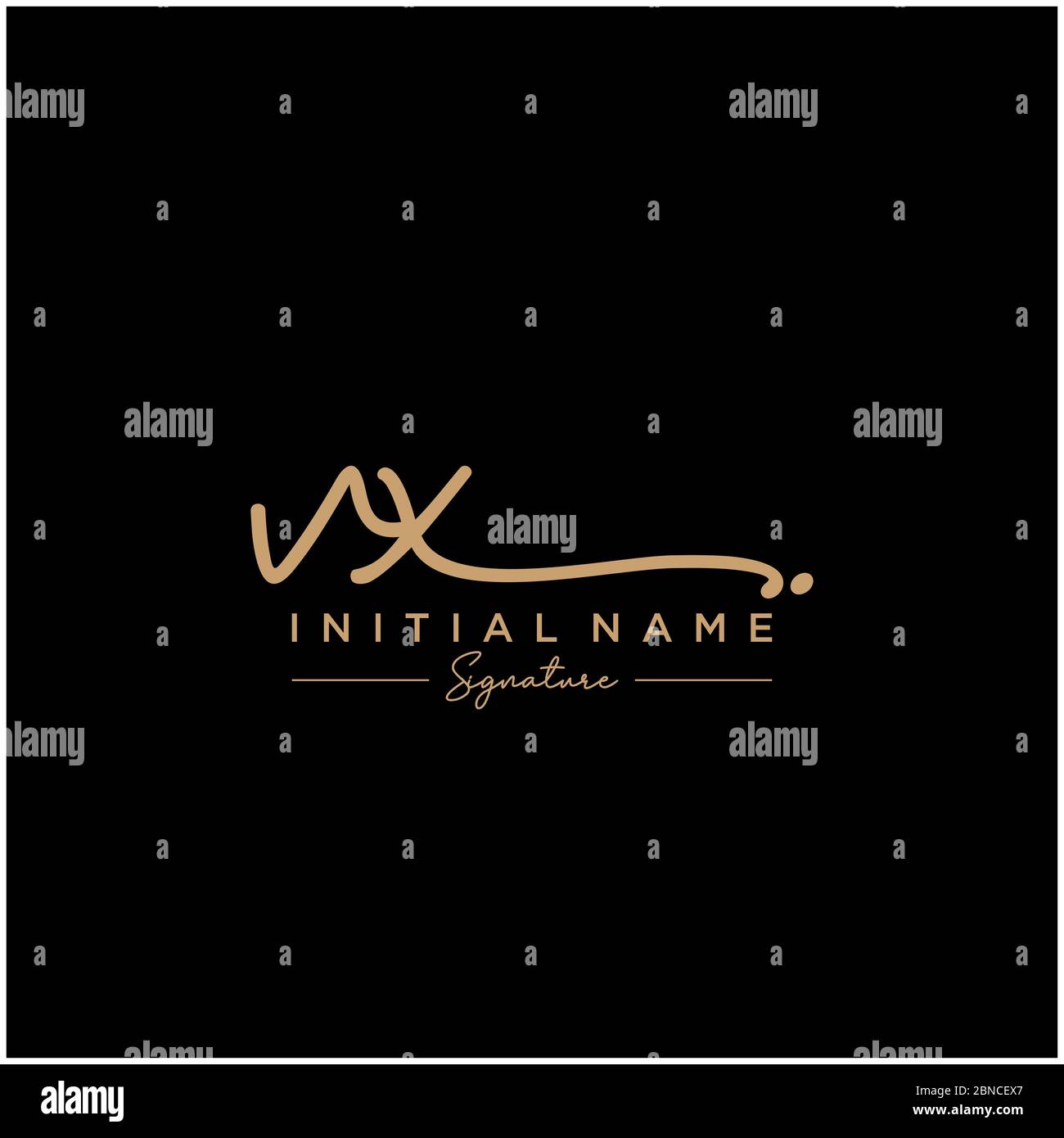 Letter vx vector vectors hi-res stock photography and images - Alamy