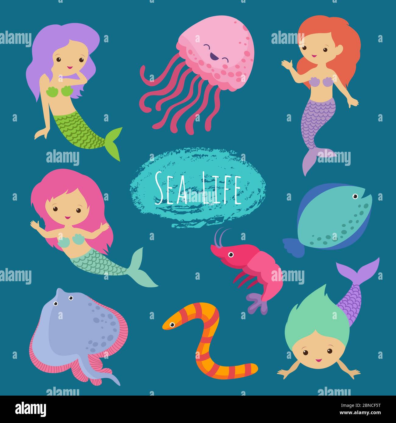 Vector illustration cartoon worm hi-res stock photography and images ...