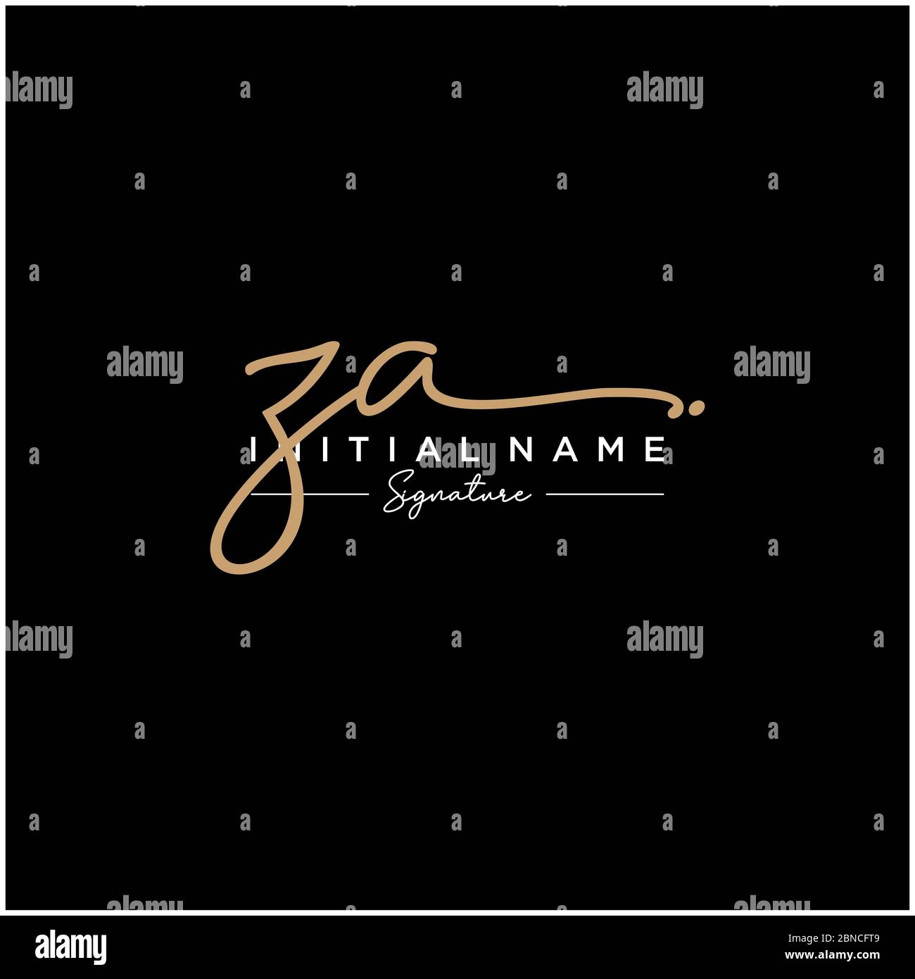 Letter Za Logo High Resolution Stock Photography and Images - Alamy