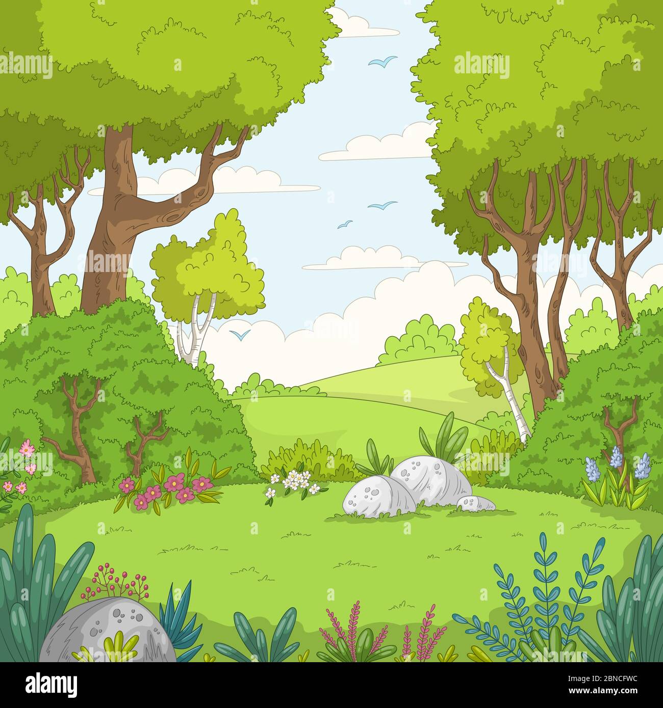 Field fields garden gardens Stock Vector Images - Alamy