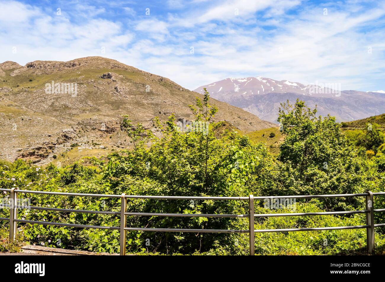 View of snow capped mountains of Crete island in Greece Stock Photo - Alamy