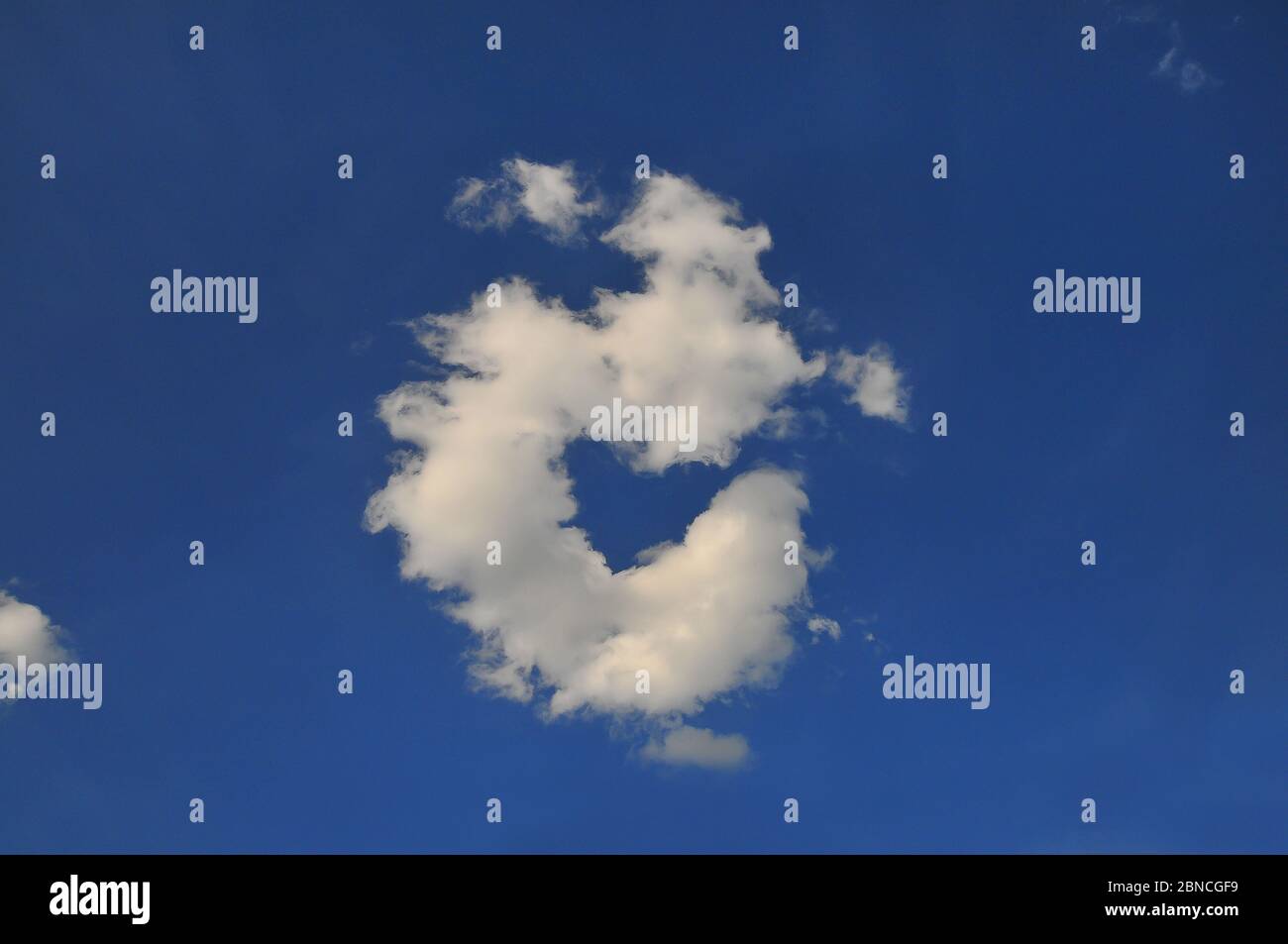 Heart in cloud shaped hi-res stock photography and images - Alamy