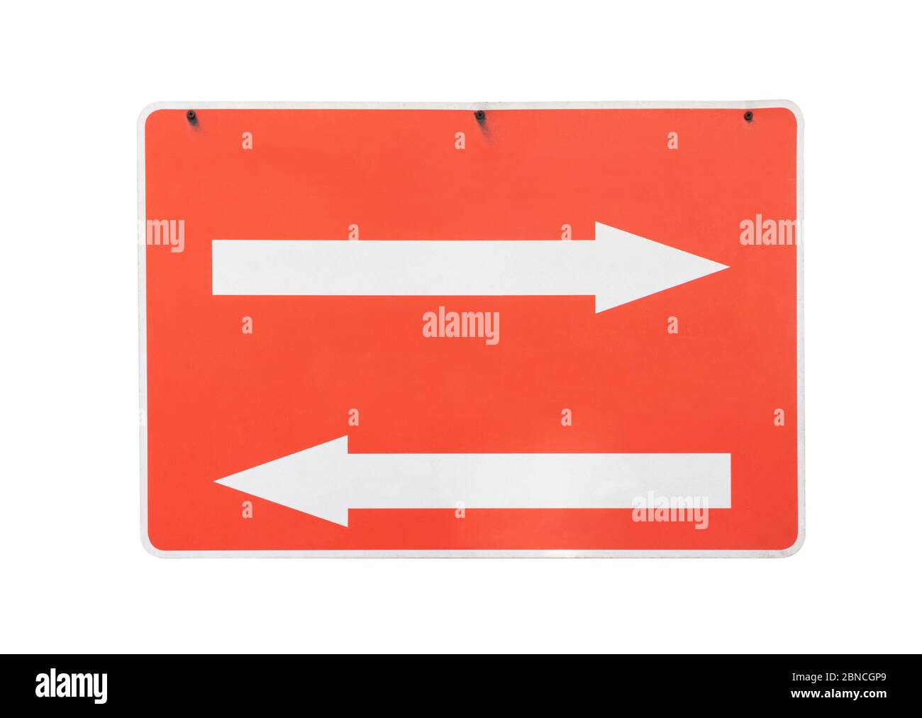 Two arrows left right hi-res stock photography and images - Alamy