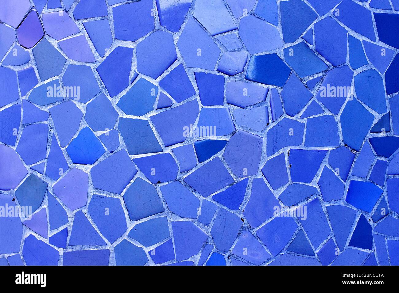 Classic blue mosaic pattern as background Stock Photo - Alamy
