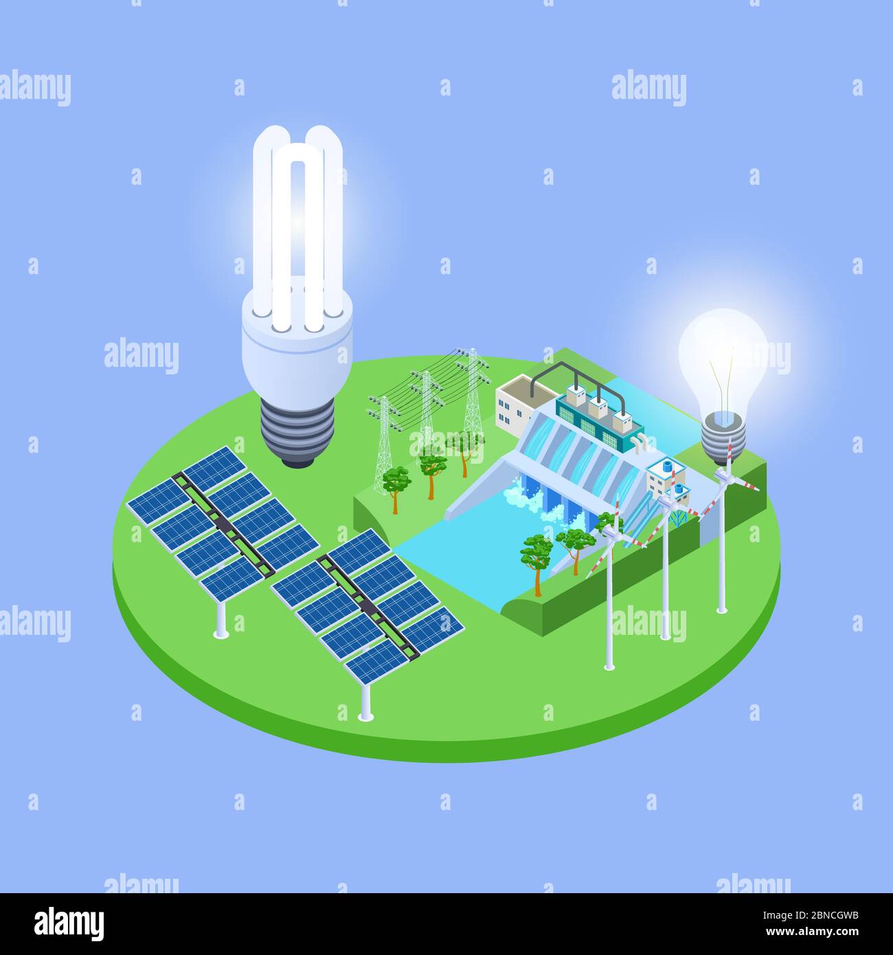 Solar lights Stock Vector Images - Alamy