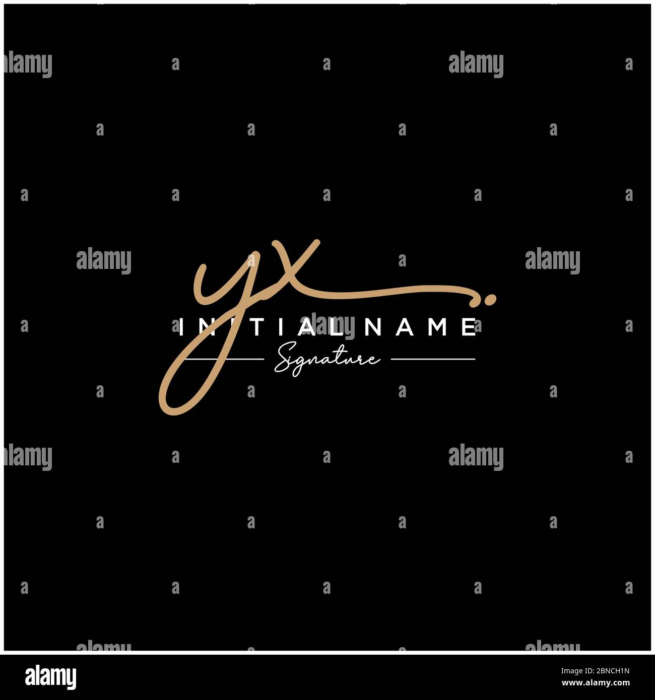 Yx modern logo hi-res stock photography and images - Alamy