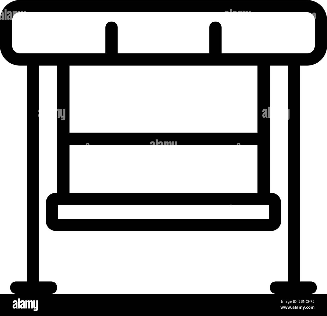 Swinging bench Black and White Stock Photos & Images - Alamy