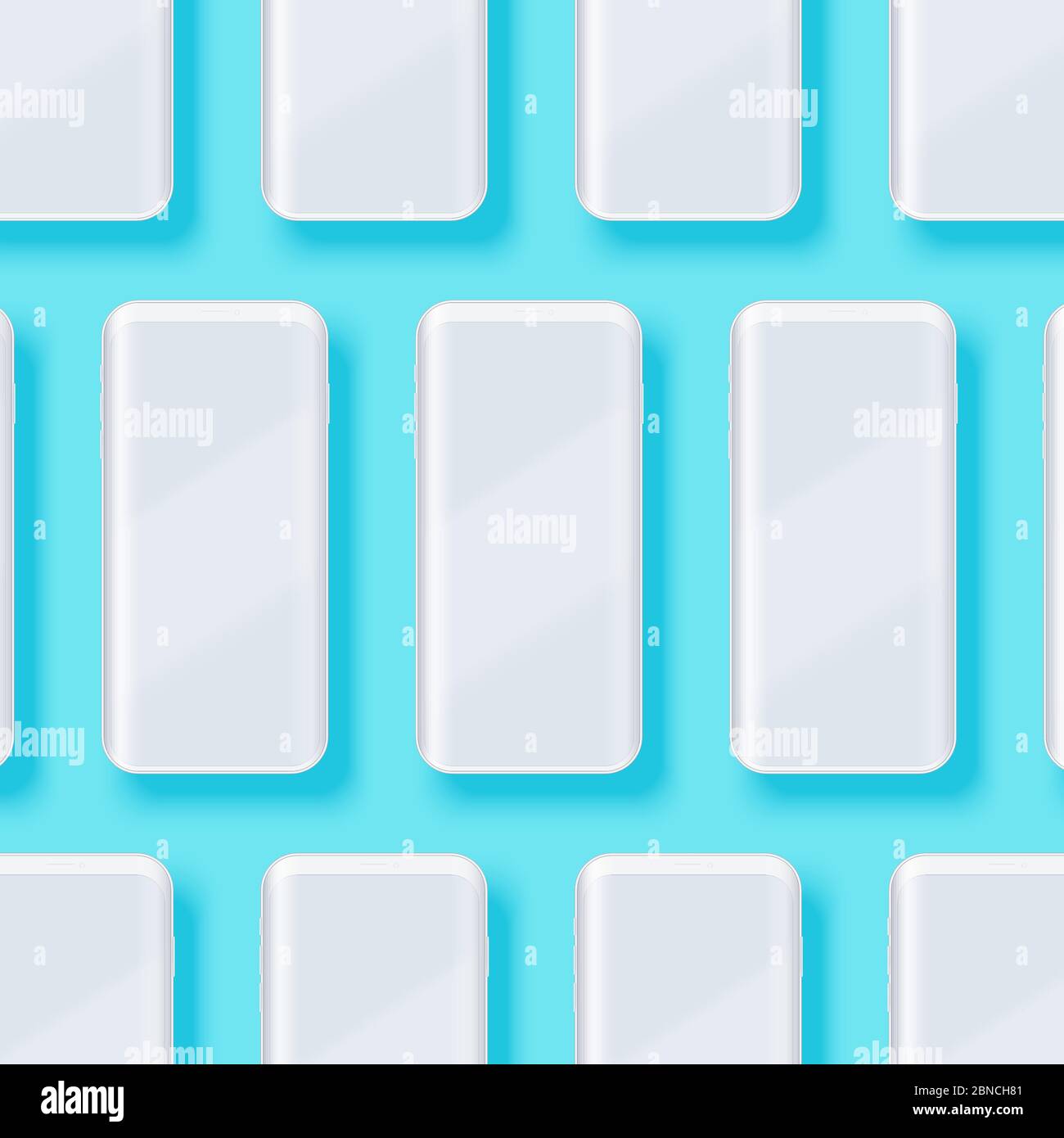 Presentation showing mobile phone app Stock Vector Images - Alamy