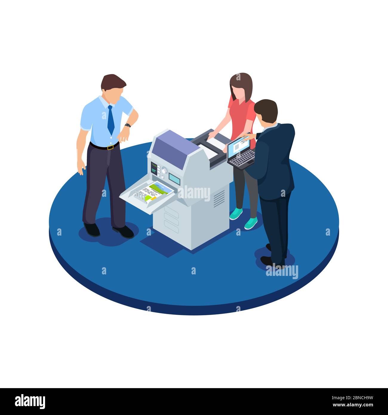 New worker at office Stock Vector Images - Alamy