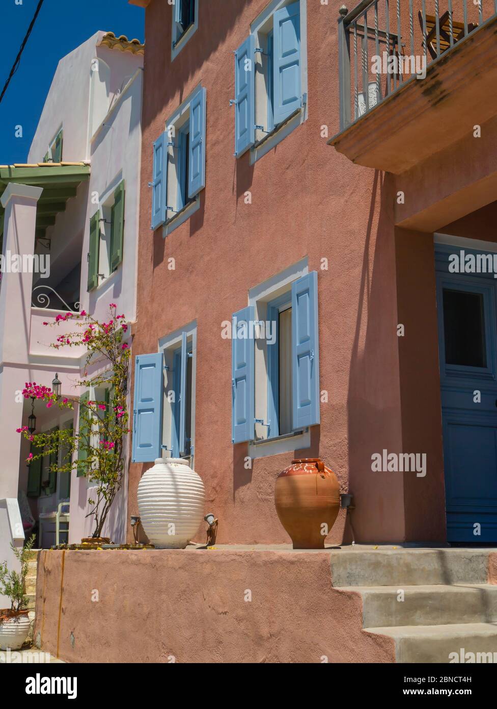Classic greek shutters hi-res stock photography and images - Alamy