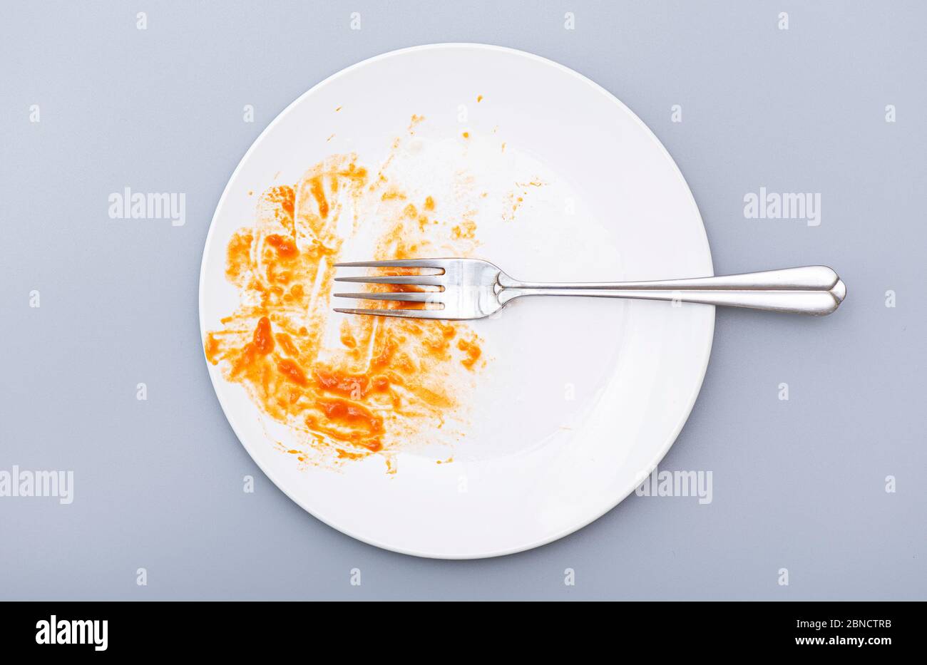 Empty plate food dirty hi-res stock photography and images - Alamy