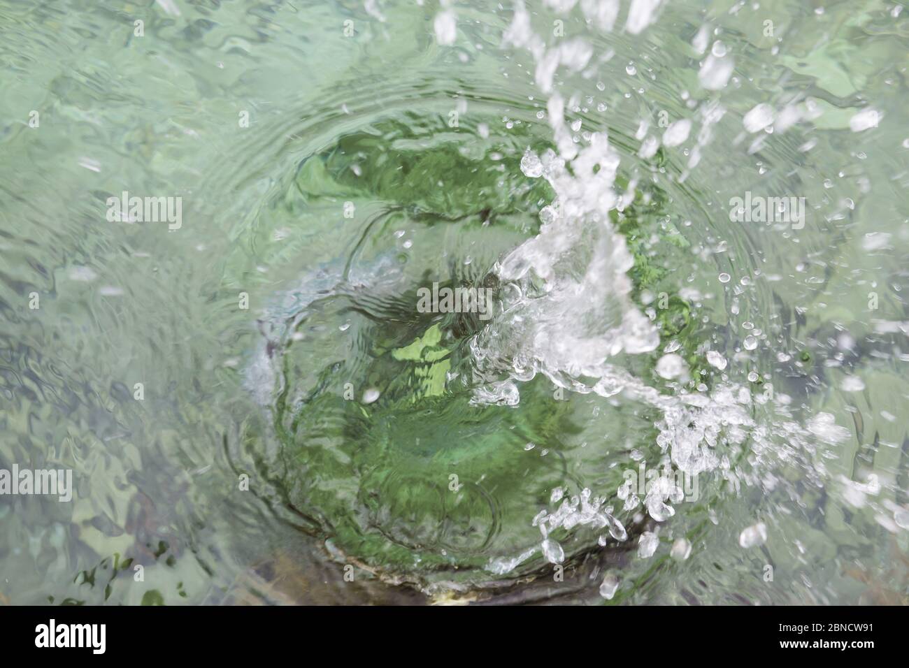 Beautiful shot of water splash in a lake - perfect for background Stock ...