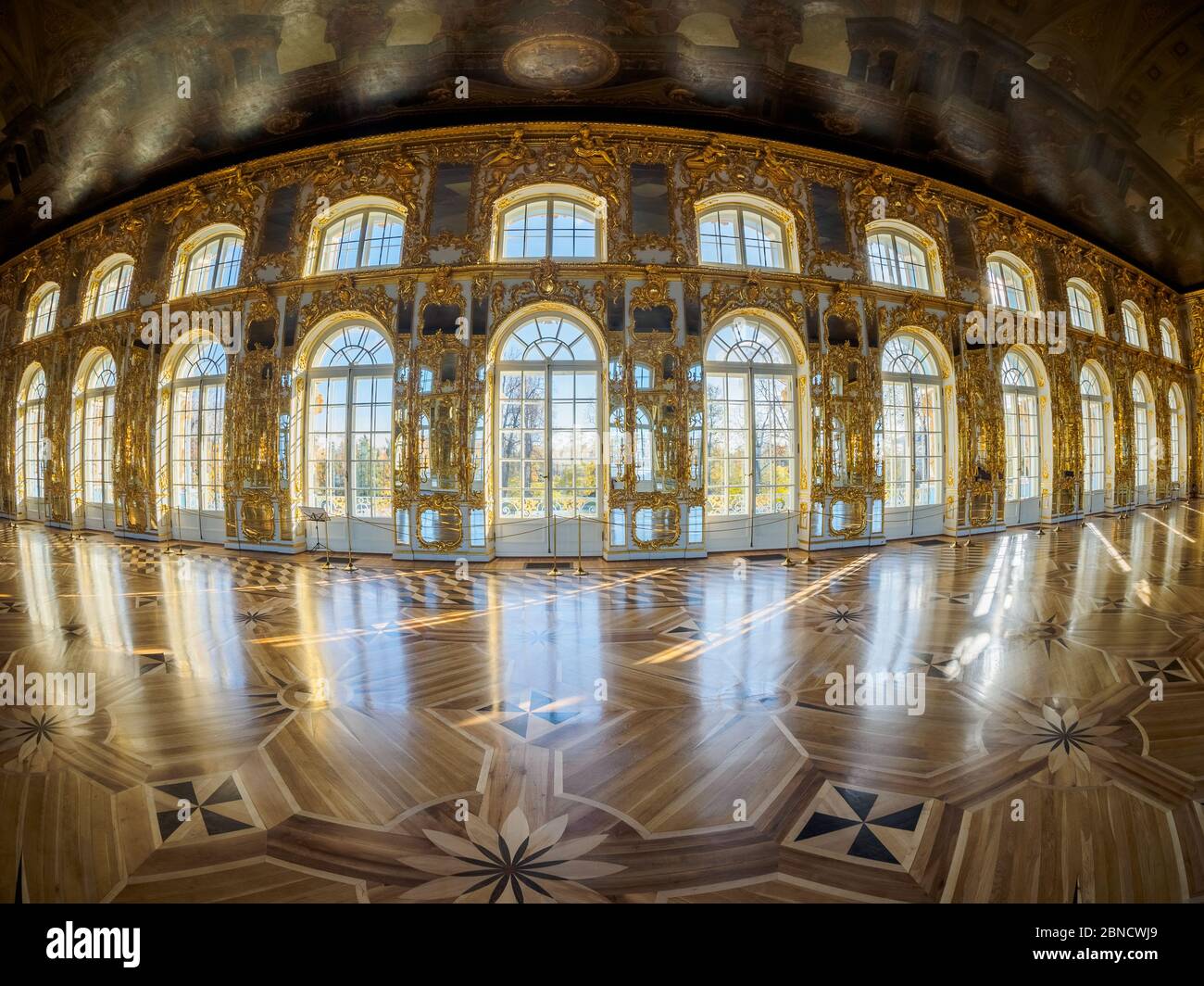 Saint Petersburg, Russia - October 15 2019. interior ballroom ...