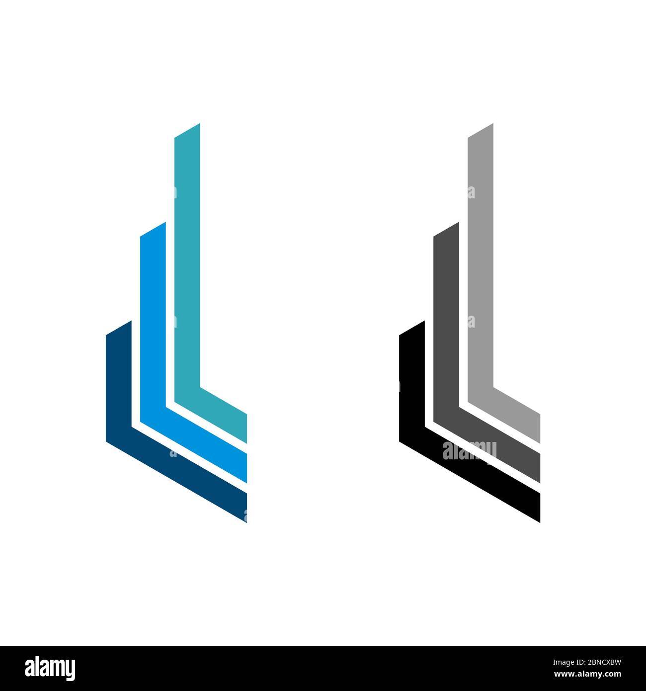 Stock Exchange Stick Line Logo Template Illustration Design. Vector EPS ...