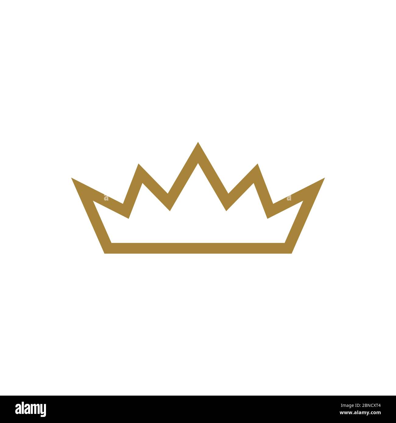 Gold Royal Crown Logo Template Illustration Design. Vector EPS 10 Stock ...