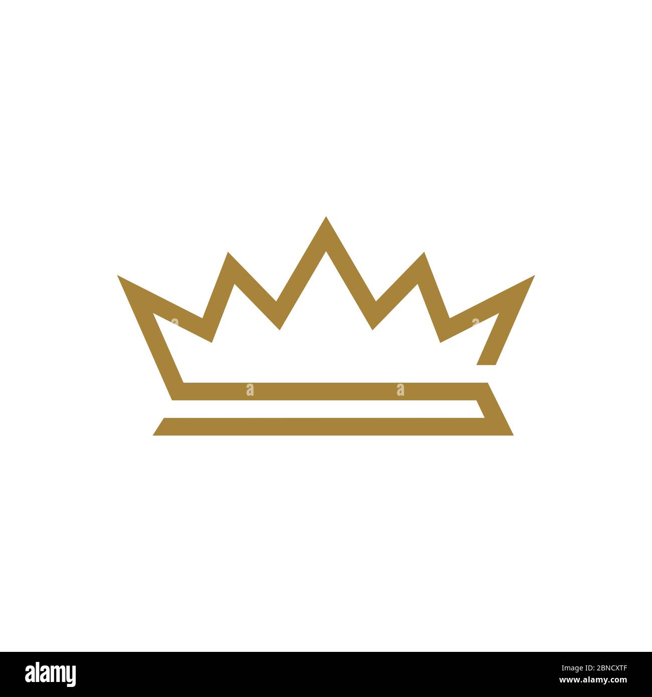 Gold Royal Crown Logo Template Illustration Design. Vector EPS 10 Stock ...