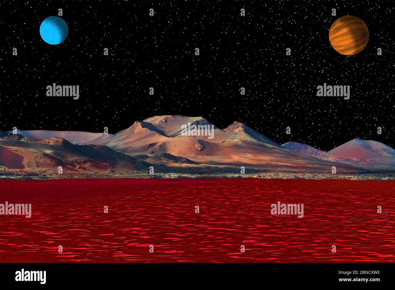 Fantasy alien world hi-res stock photography and images - Alamy