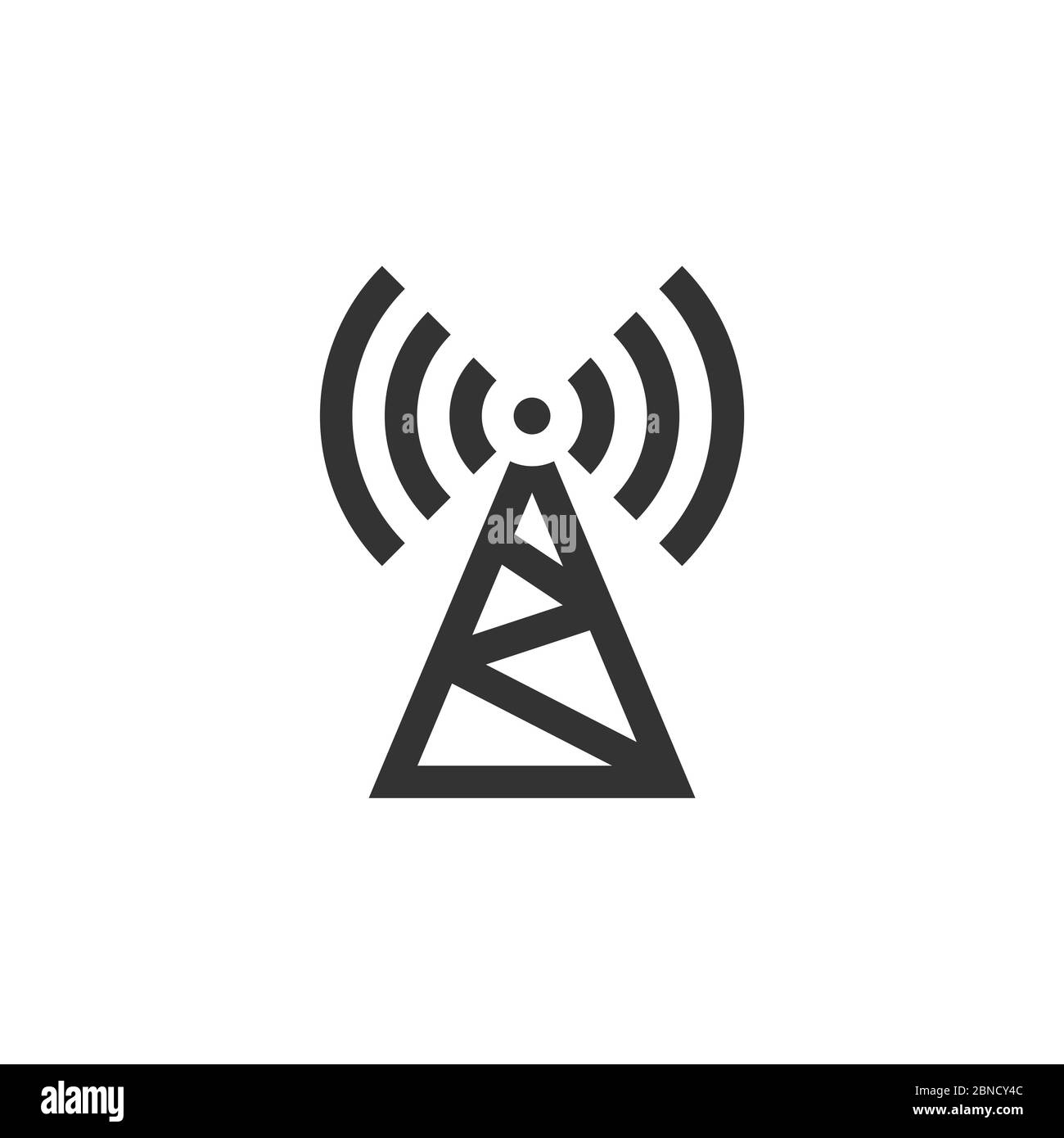 Signal Tower Icon Logo Template Illustration Design. Vector EPS 10 ...