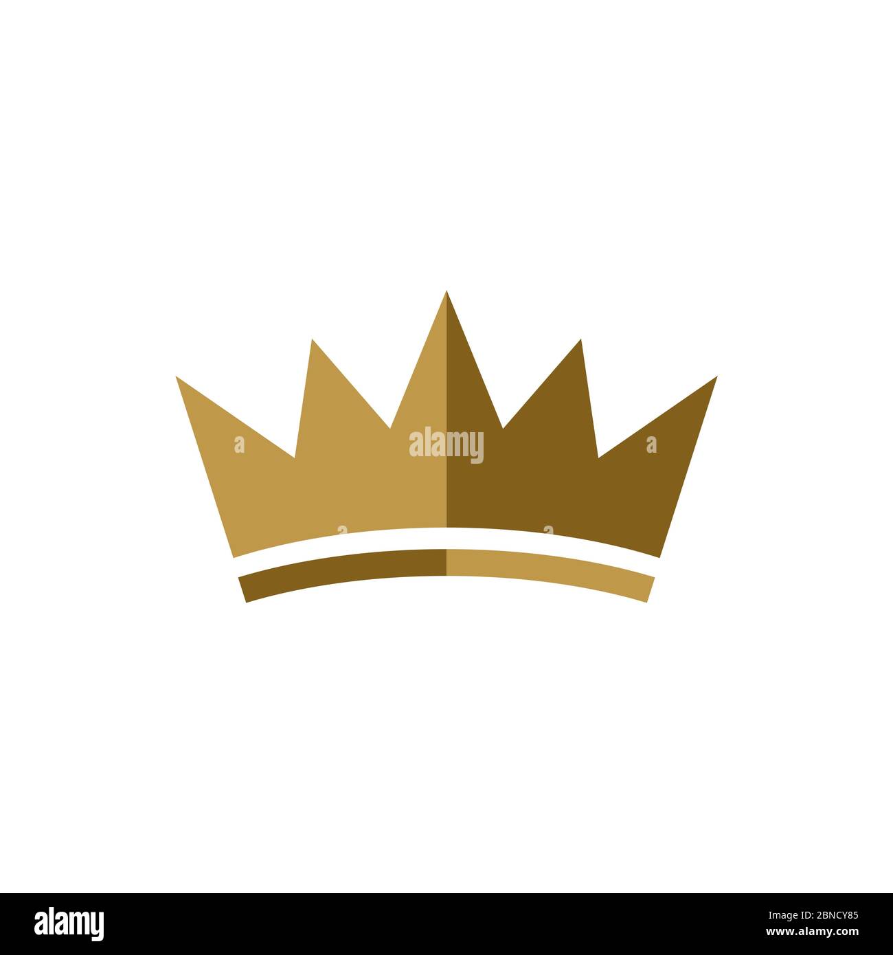 Gold Crown Logo Template Illustration Design. Vector EPS 10 Stock Photo ...
