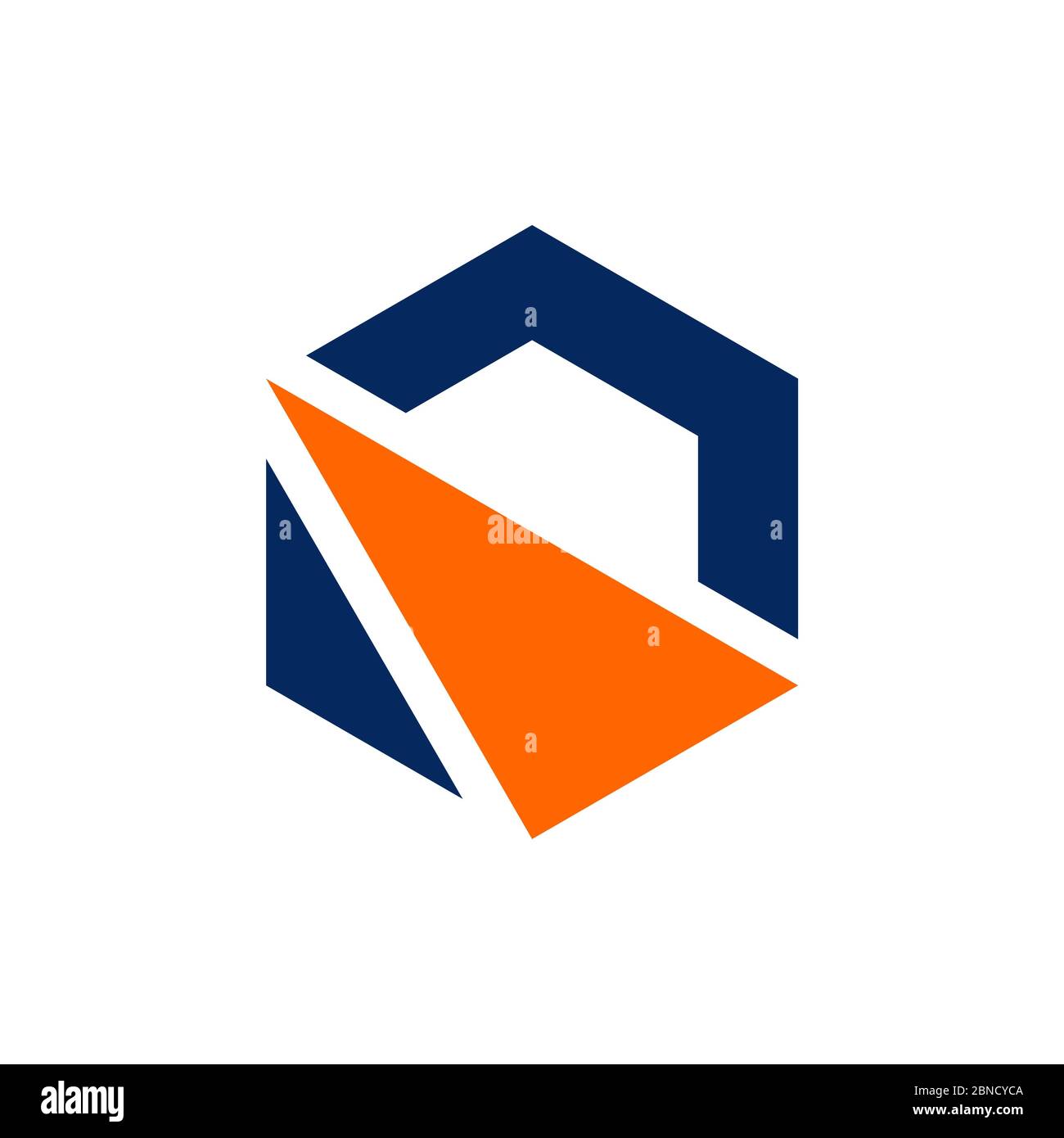 Hexagonal Logo Template Illustration Design. Vector EPS 10 Stock Photo ...