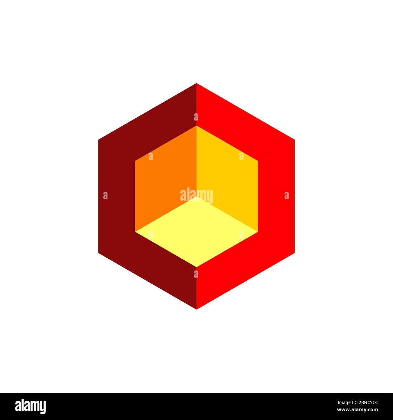 Hexagonal icon vector Logo Template Illustration Design. Vector EPS 10 ...