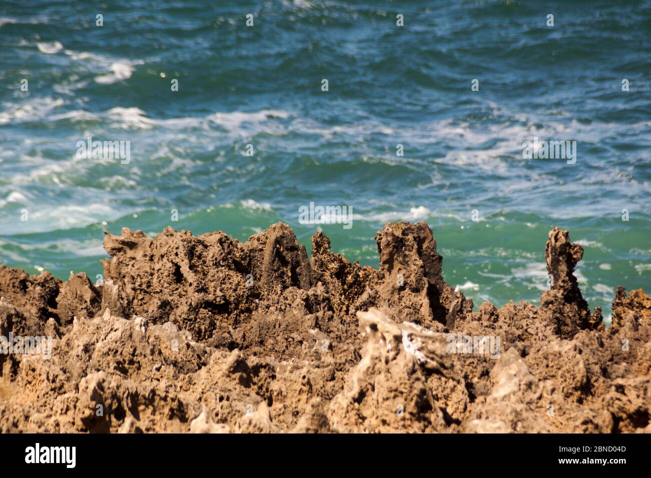 Fishermen's route in the Alentejo, promenade with cliffs in Portugal ...