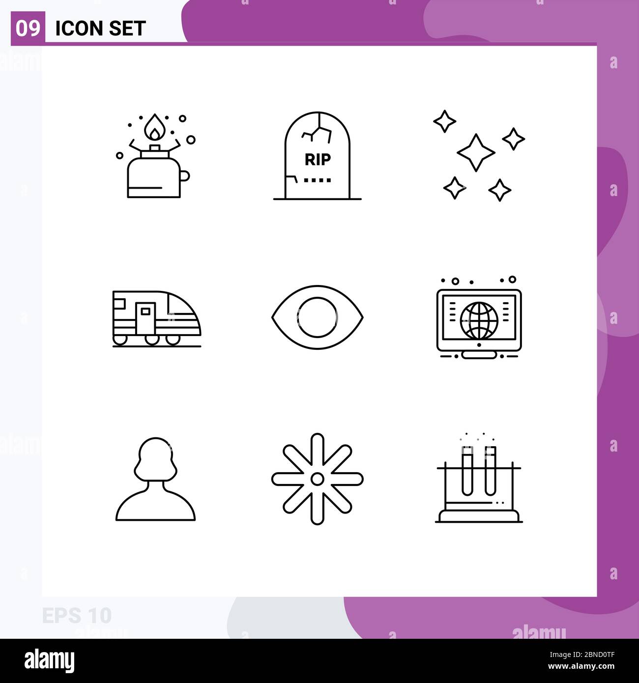 Graveyard train Stock Vector Images - Alamy