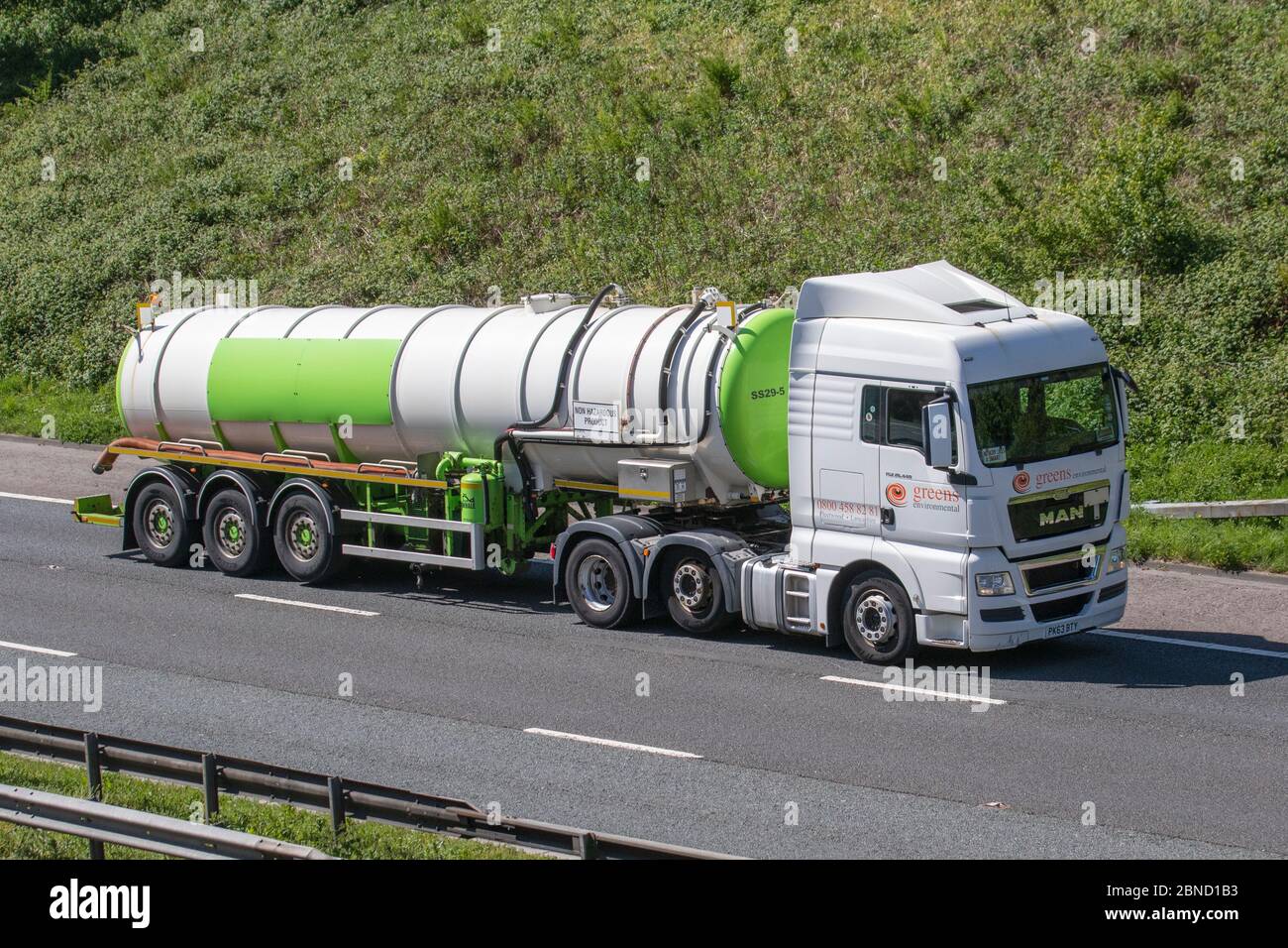 Greens Environmental Tanker; Haulage delivery trucks, lorry ...