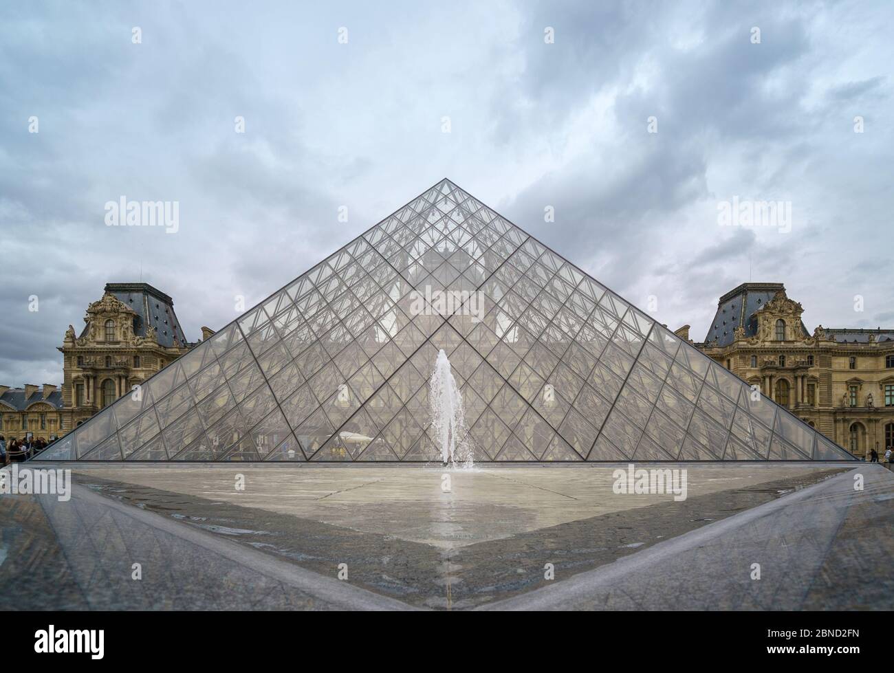 Louvre closeup exterior hi-res stock photography and images - Alamy