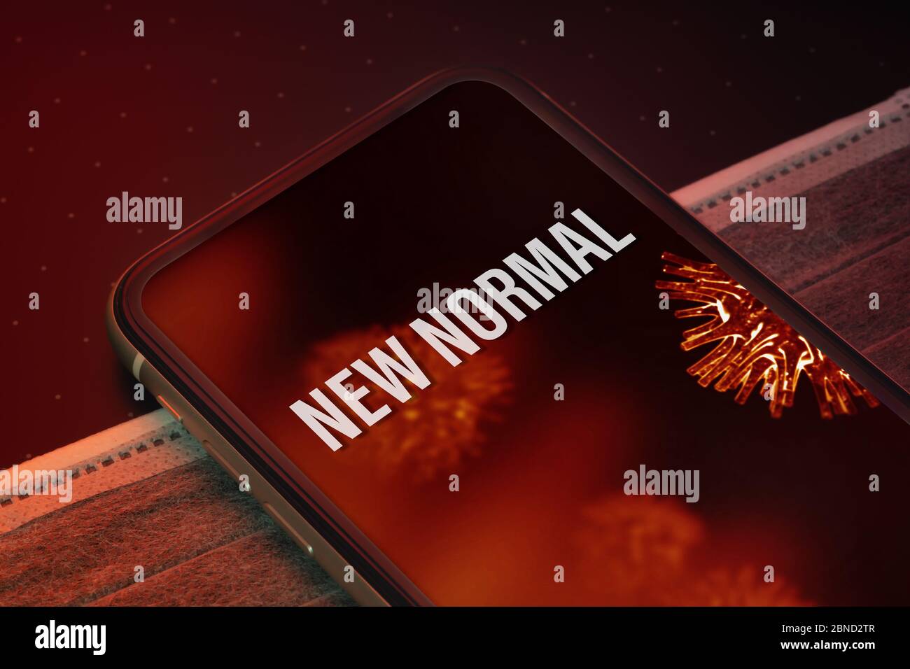New normal after Covid 19 Outbreak background concept. The New Normal ...
